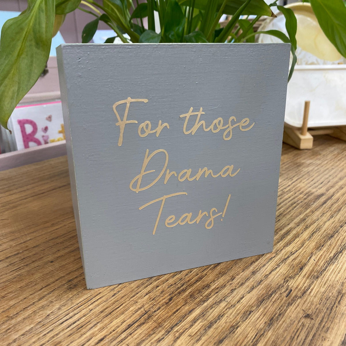 “Bless You” Wooden Tissue Box Cover – Hand Painted & Personalised Gift ...