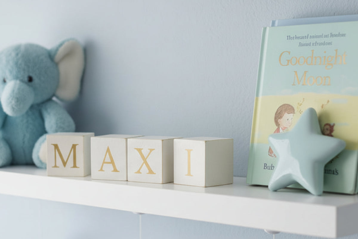 Personalised Wooden Name Blocks – Custom Letter Blocks for Children’s ...